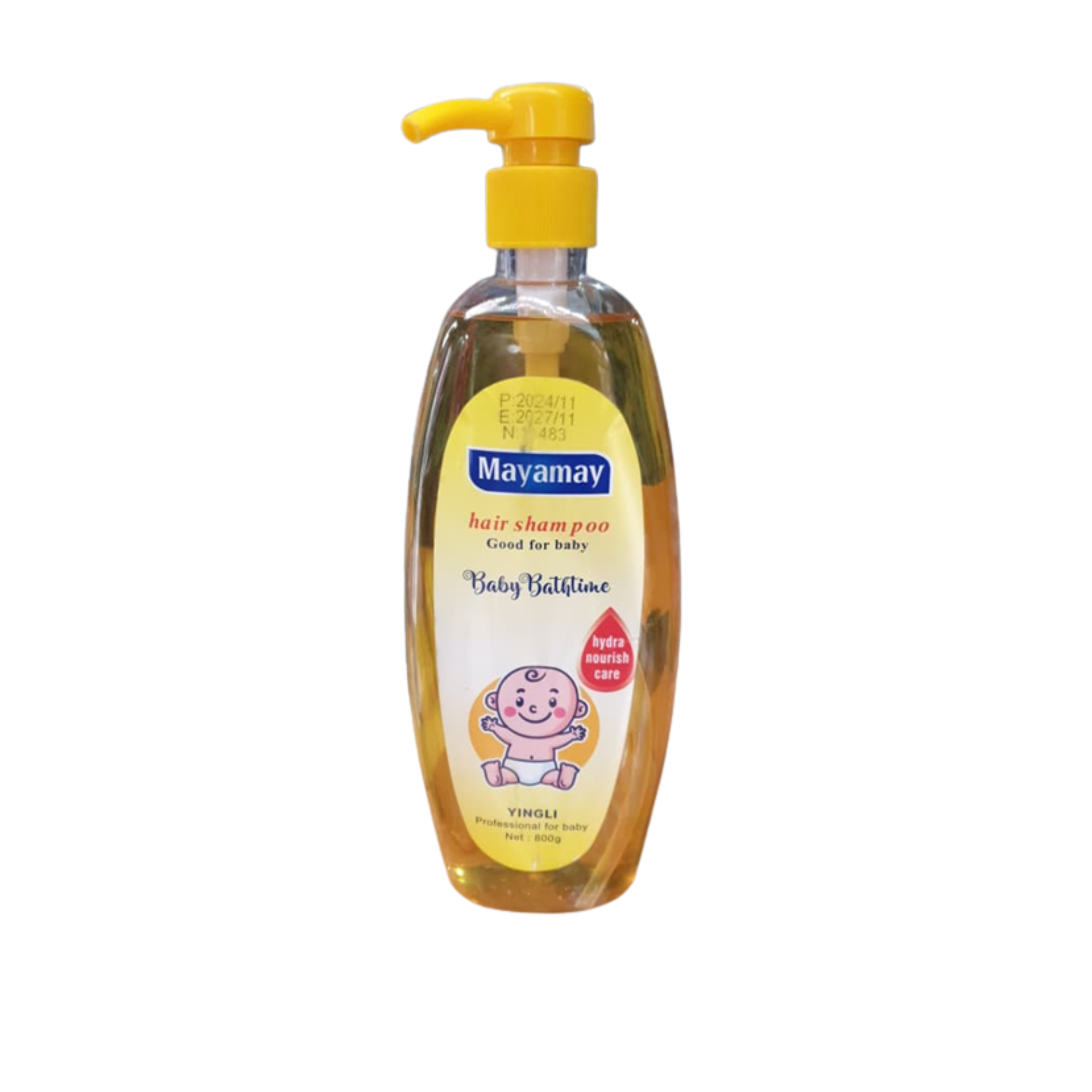 Mayamay Baby Shampoo 800ml – Gentle & Nourishing Hair Care – Mandawee